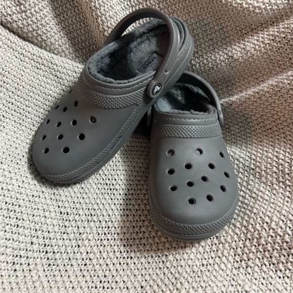 CROCS | Shoes | Crocs Classic Lined Clog Slate Grey Size M7 W9 | Poshmark